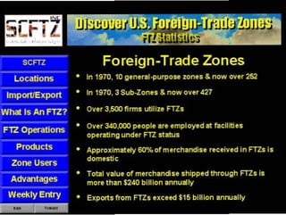 Foreign Trade Zone presentation | PDF