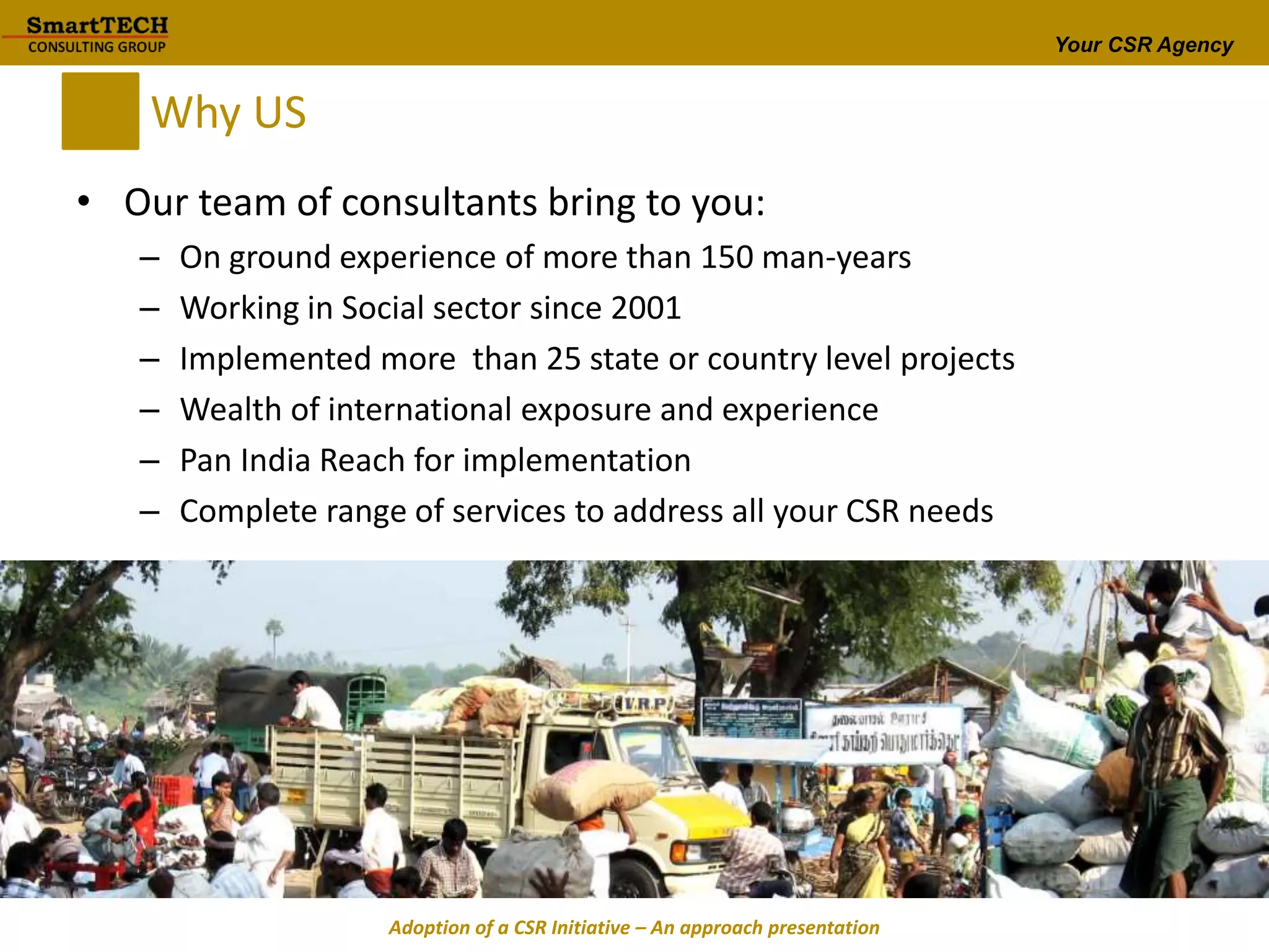 A CSR Presentation | PPTX