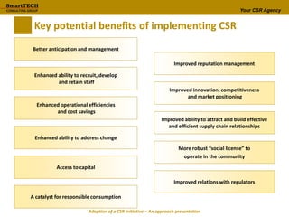 A CSR Presentation | PPTX