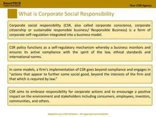 A CSR Presentation | PPTX