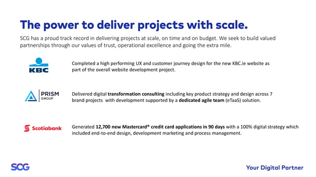 SCG Introduction | PPT