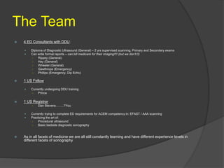 SCGH ED ultrasound service 2016.1 | PPT