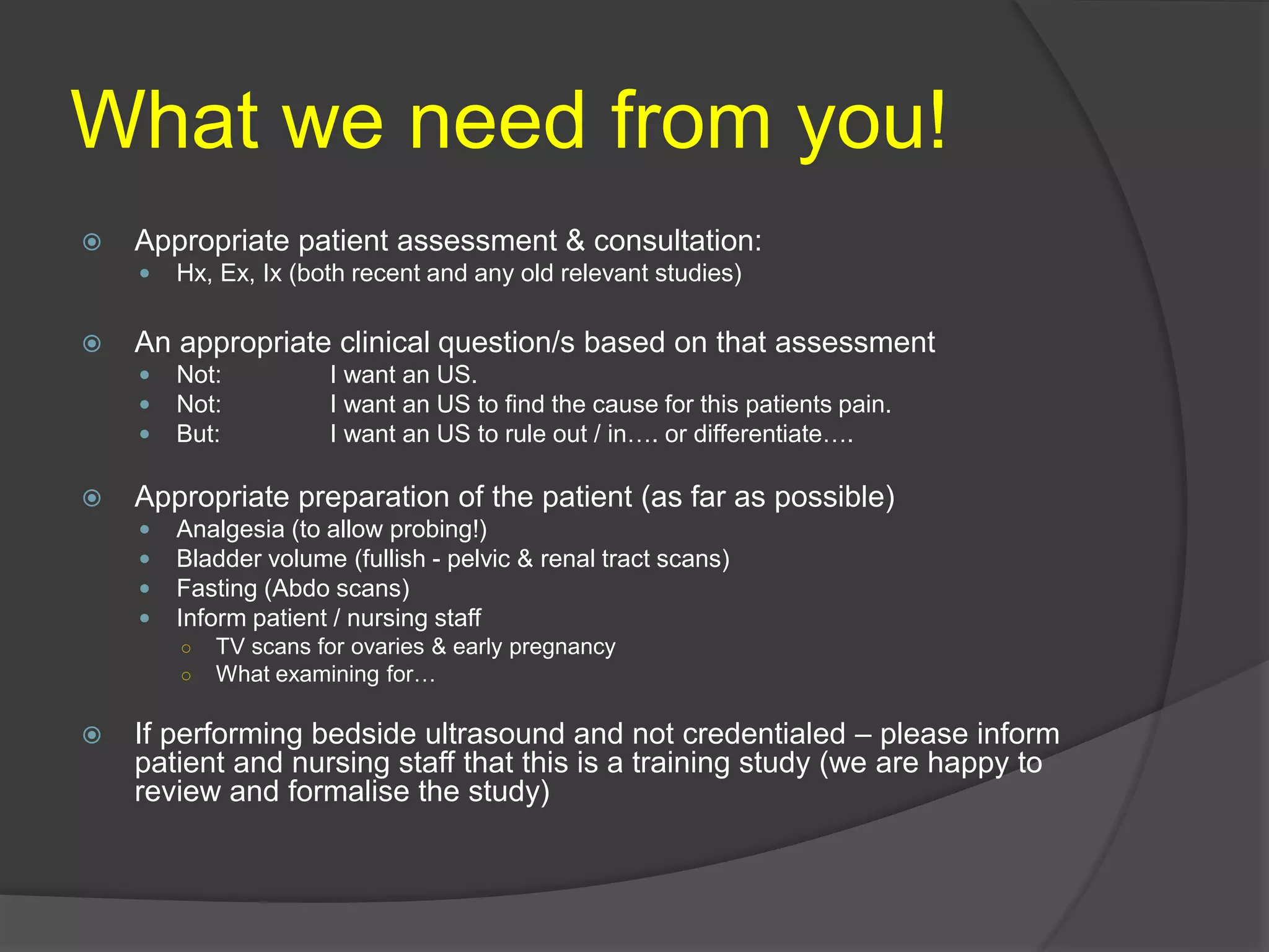 SCGH ED ultrasound service | PPTX