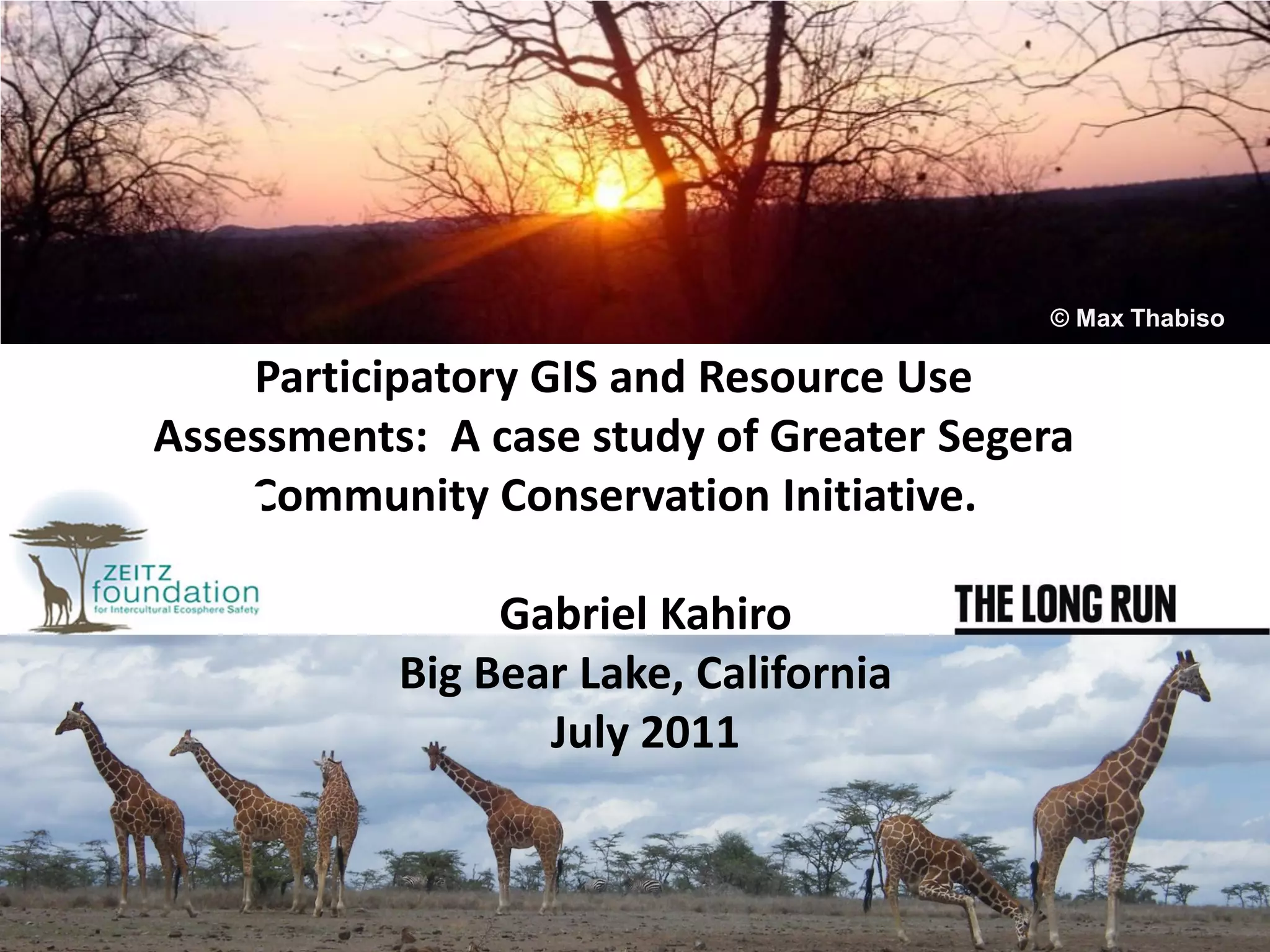 SCGIS_presentation_2011 | PDF | Geography | Science