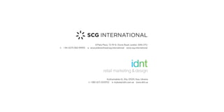 SCG International & IDNT | PDF