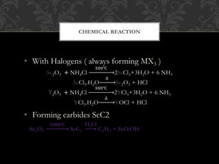Scandium group | PPTX