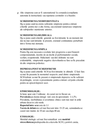Schizofrenie | DOCX