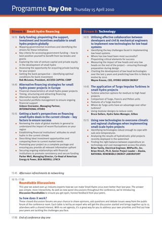 Small Hydro Conference | PDF