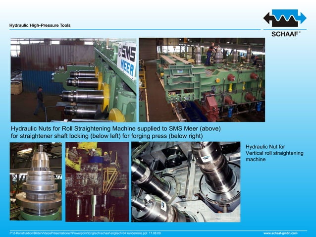 Schaaf Application Steel Mills | PPT