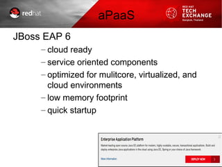 The JBoss Cloud guide to all things xPaaS | PPT