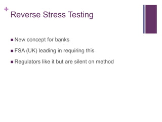 Stress Testing: What is Required from Regulators | PPT