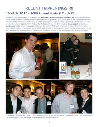 NYU Schack Alumni Newsletter - Spring 2010 | PDF