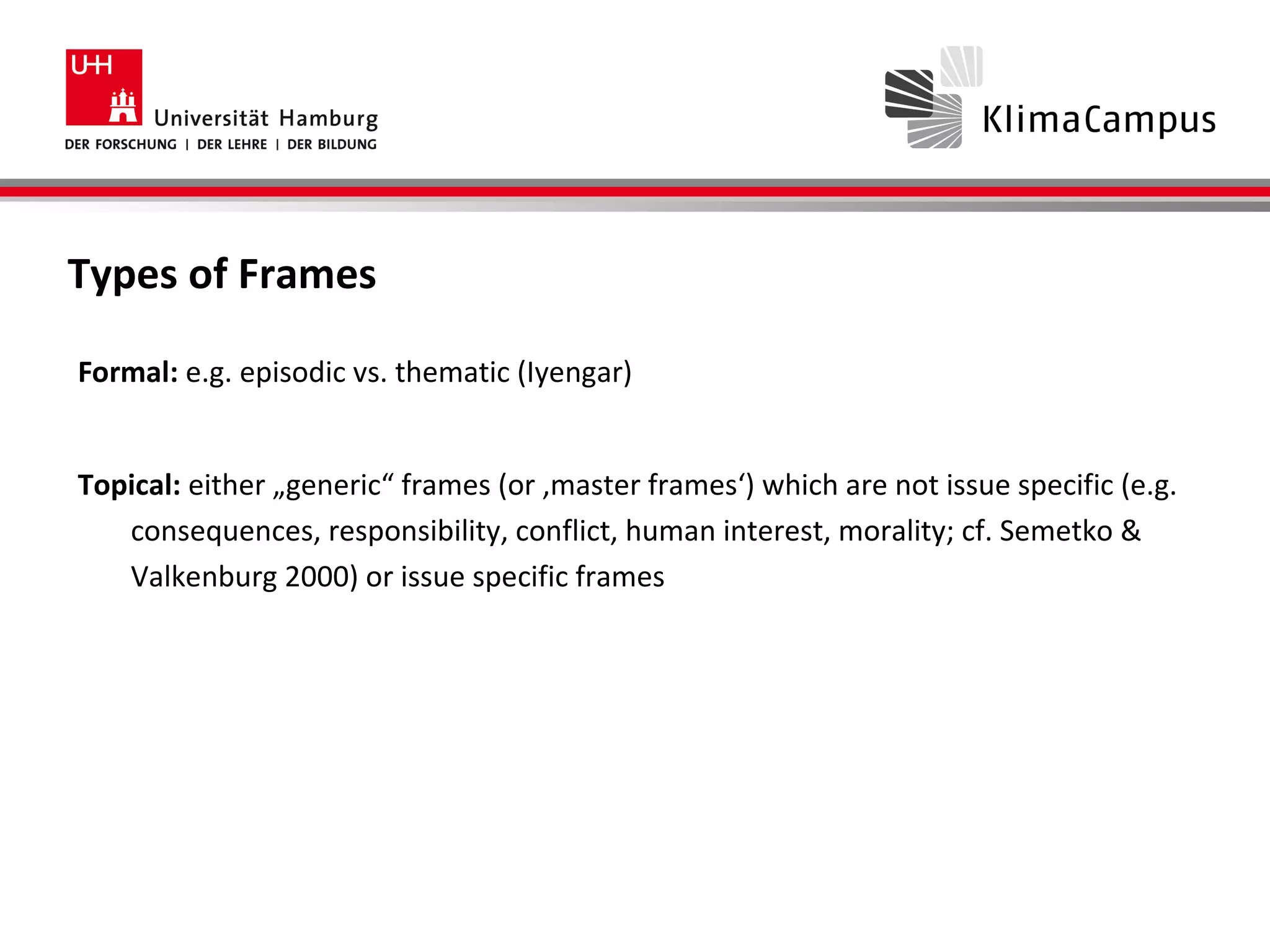 Schaefer framing theory and methods overview and open questions | PPT