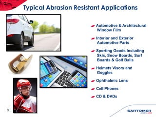 Radiation-Cured Components & Their Use in Hard, Scratch Resistant ...