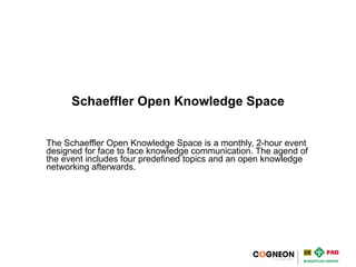 Knowledge Management @ Schaeffler | PPT | Business | Business and Finance