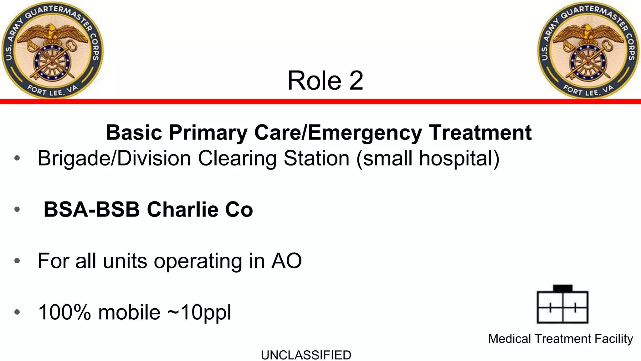 Army Medical Logistics and Operations | PPTX