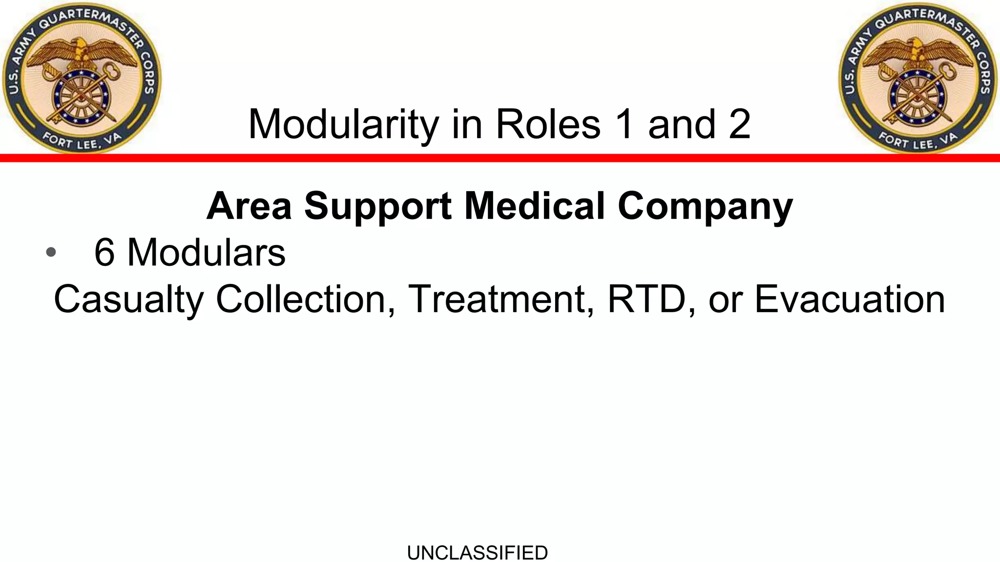 Army Medical Logistics and Operations | PPTX