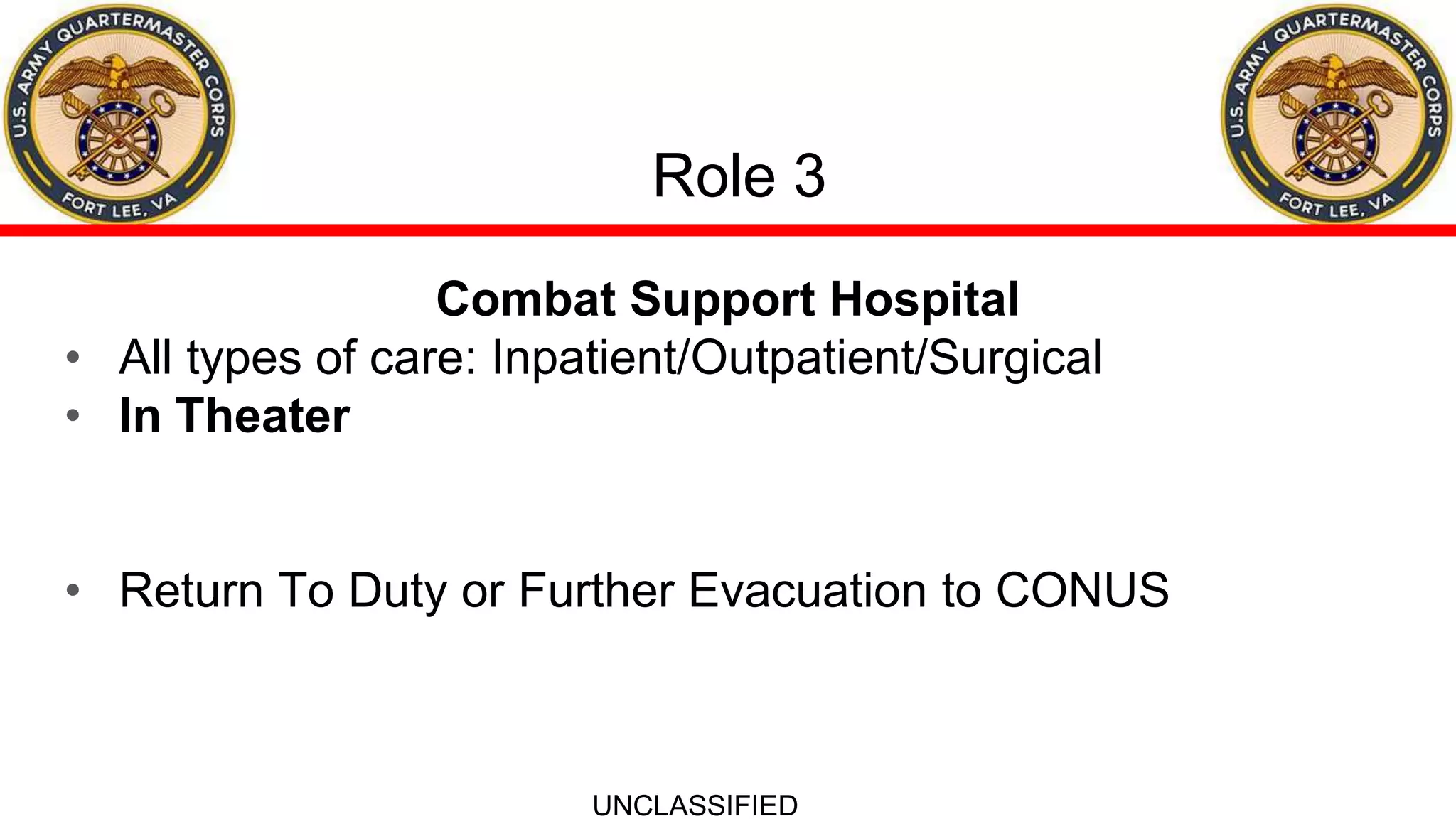 Army Medical Logistics and Operations | PPTX