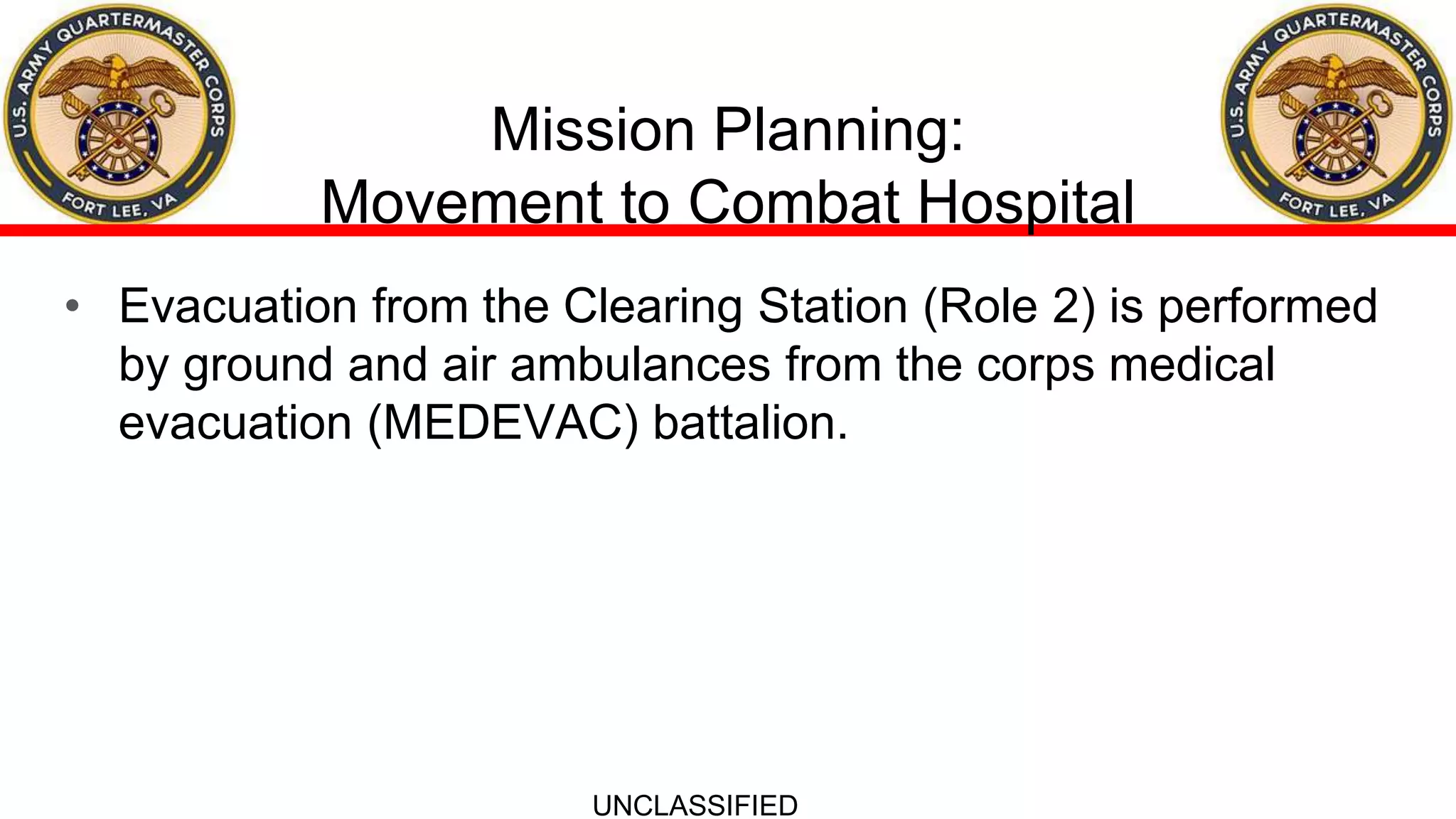 Army Medical Logistics and Operations | PPTX