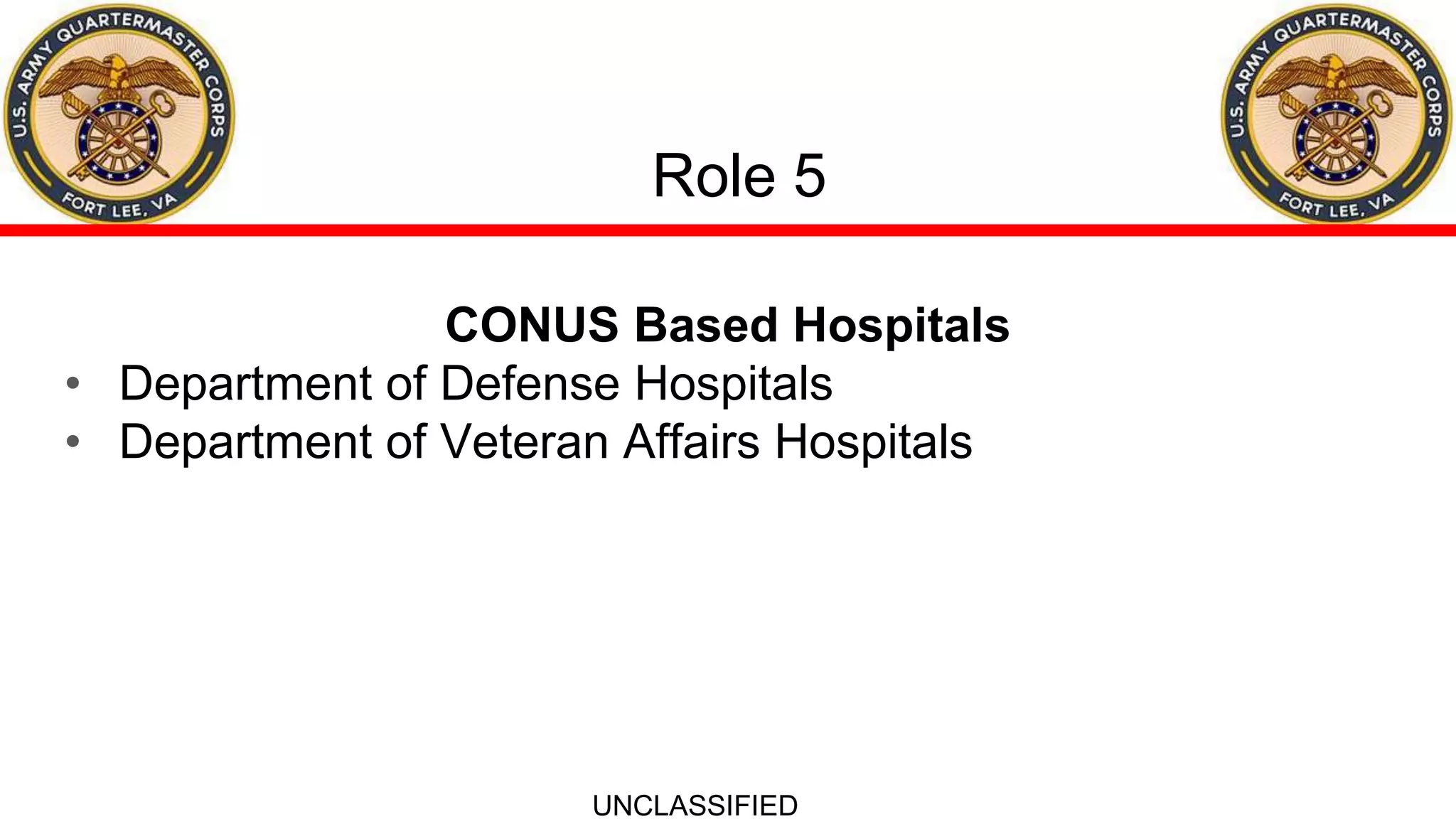 Army Medical Logistics and Operations | PPTX