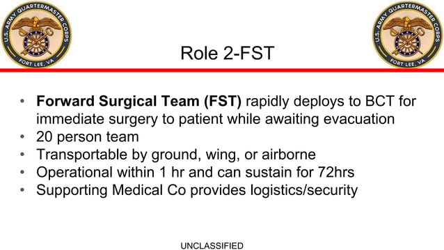 Army Medical Logistics and Operations | PPTX | Healthcare Industry ...