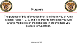 Army Medical Logistics and Operations | PPTX