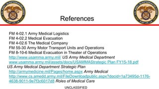 Army Medical Logistics and Operations | PPTX