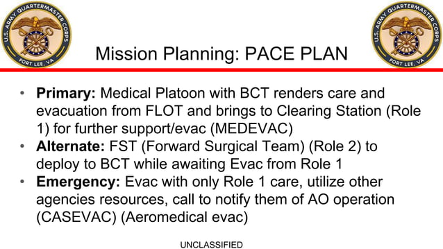 Army Medical Logistics and Operations | PPTX | Healthcare Industry ...