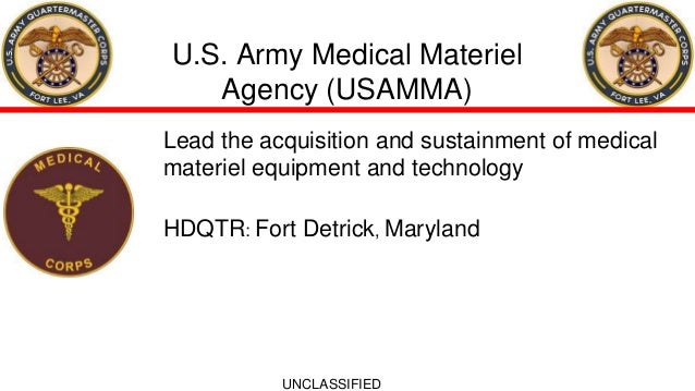 Army Medical Logistics and Operations