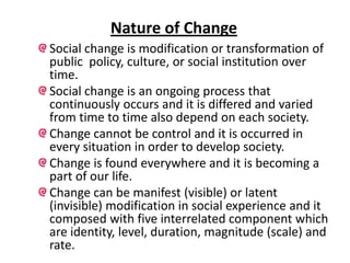 Social Change & Development | PPTX