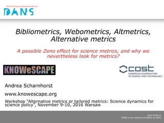 Bibliometrics, Webometrics, Altmetrics, Alternative metrics. | PPT