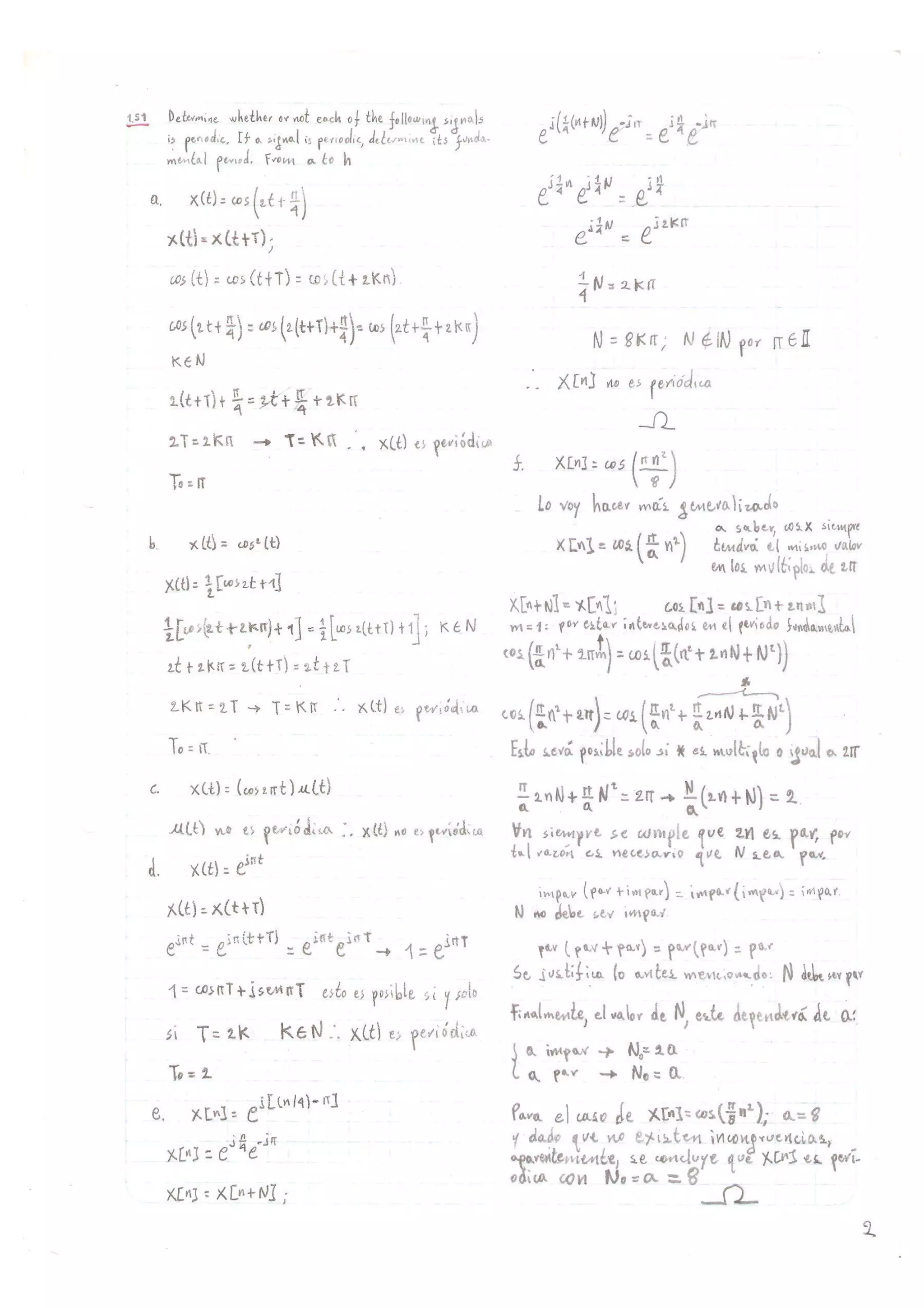 Schaum's Outline of Theory and Problems of Signals & Systems. Solution to the supplementary ...