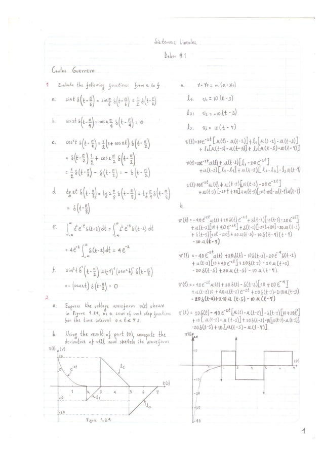 Schaum's Outline of Theory and Problems of Signals & Systems. Solution ...