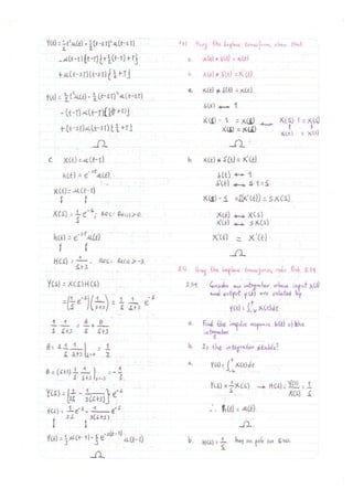 Schaum's Outline of Theory and Problems of Signals & Systems. Solution to the supplementary ...