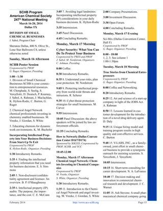 SCHB newsletter 02272014 | PDF