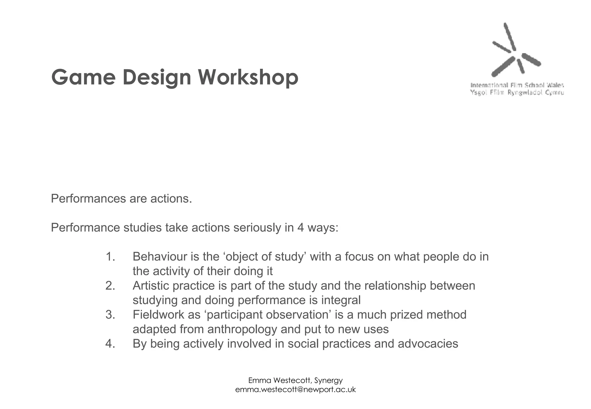 Schechner's performance studies frame | PPT
