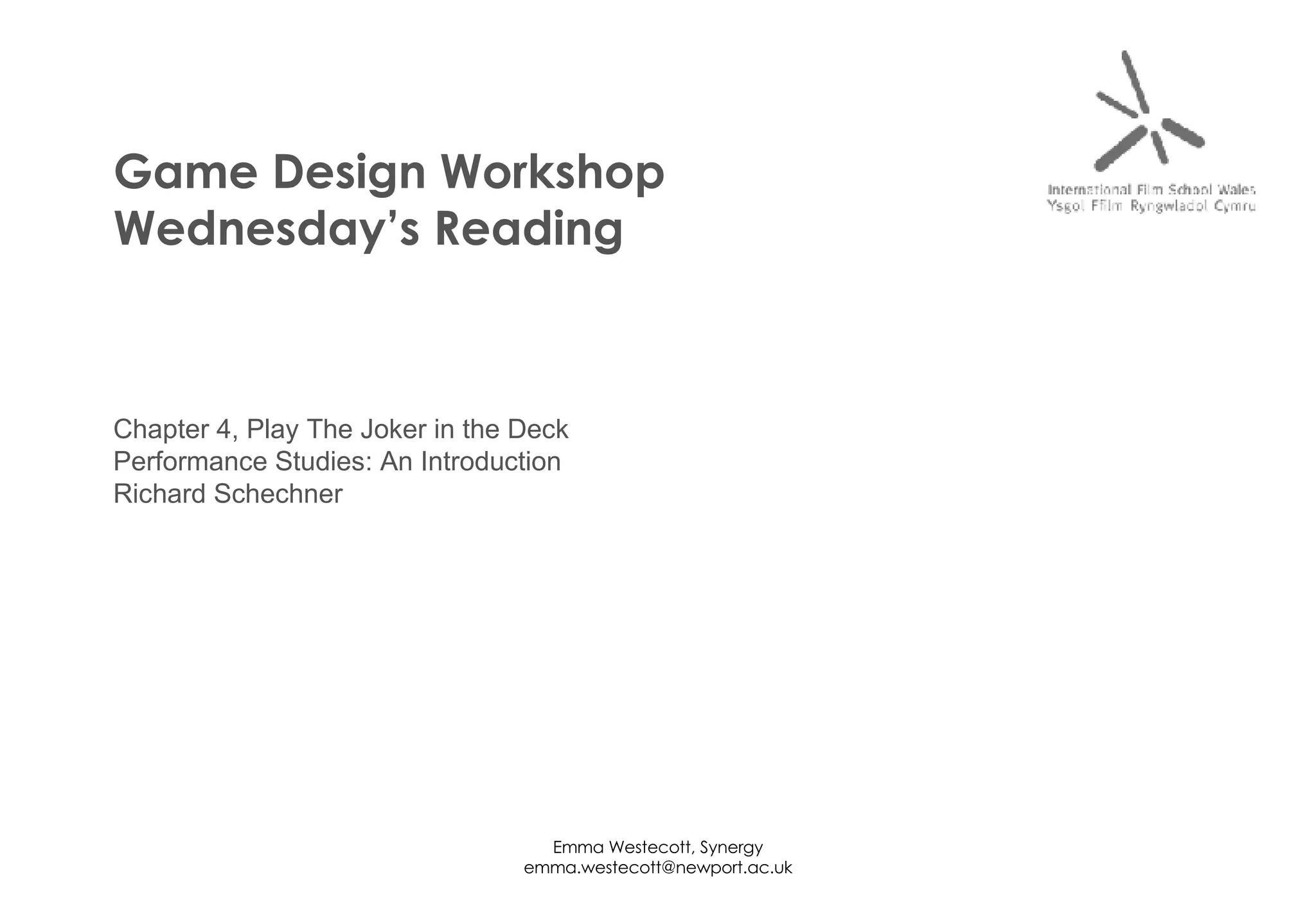 Schechner's performance studies frame | PPT