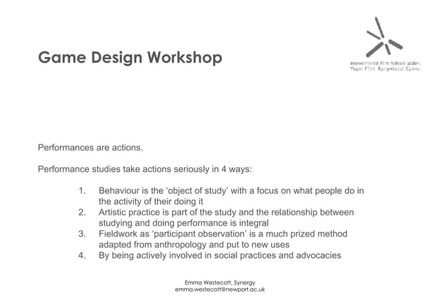 Schechner's performance studies frame | PPT
