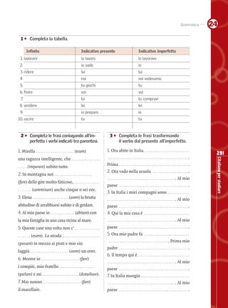 Scheda24 l'imperfetto | PDF
