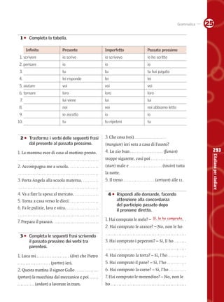 Scheda25 il passatoprossimo | PDF