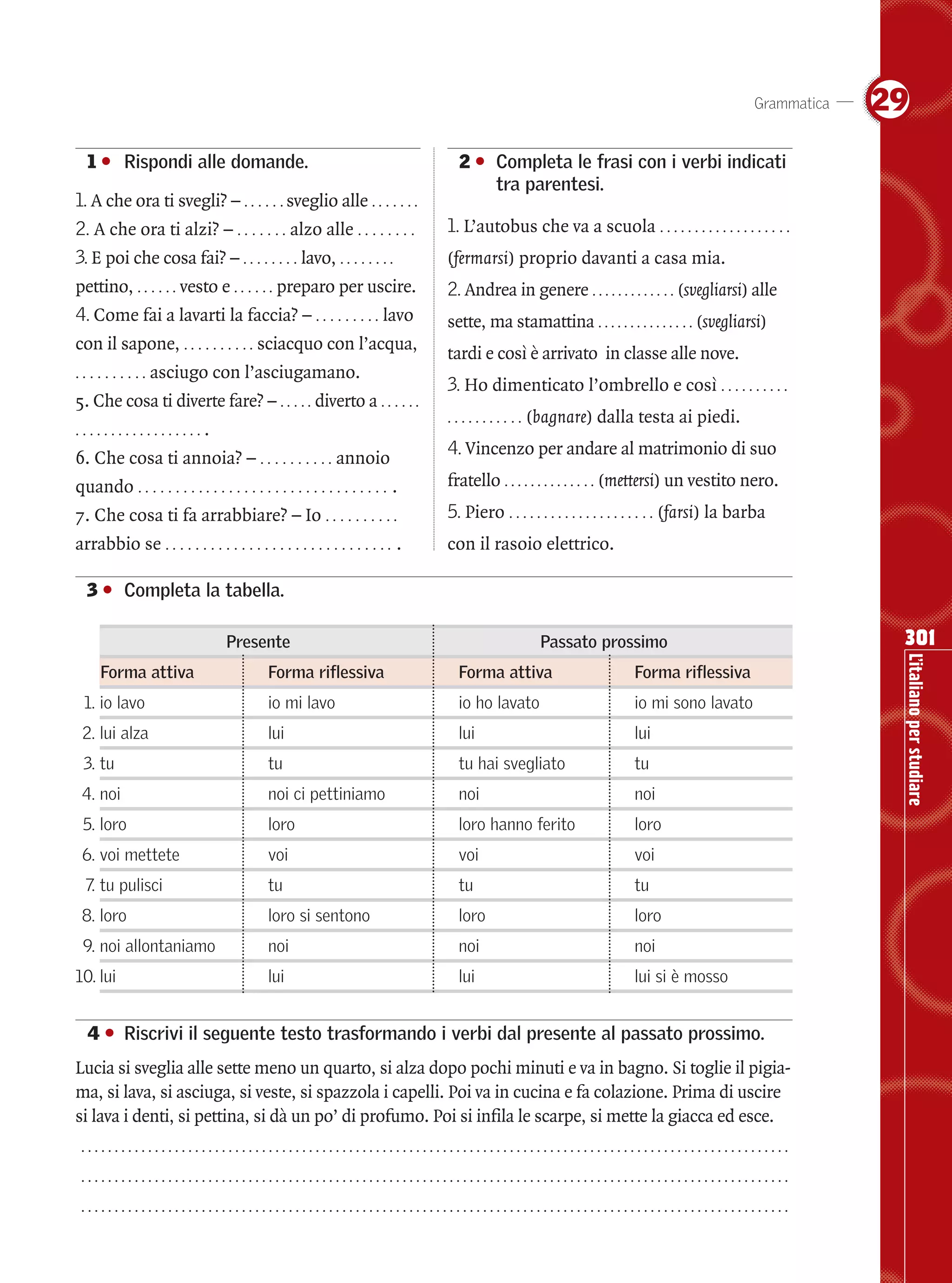 Scheda29 la formariflessiva | PDF