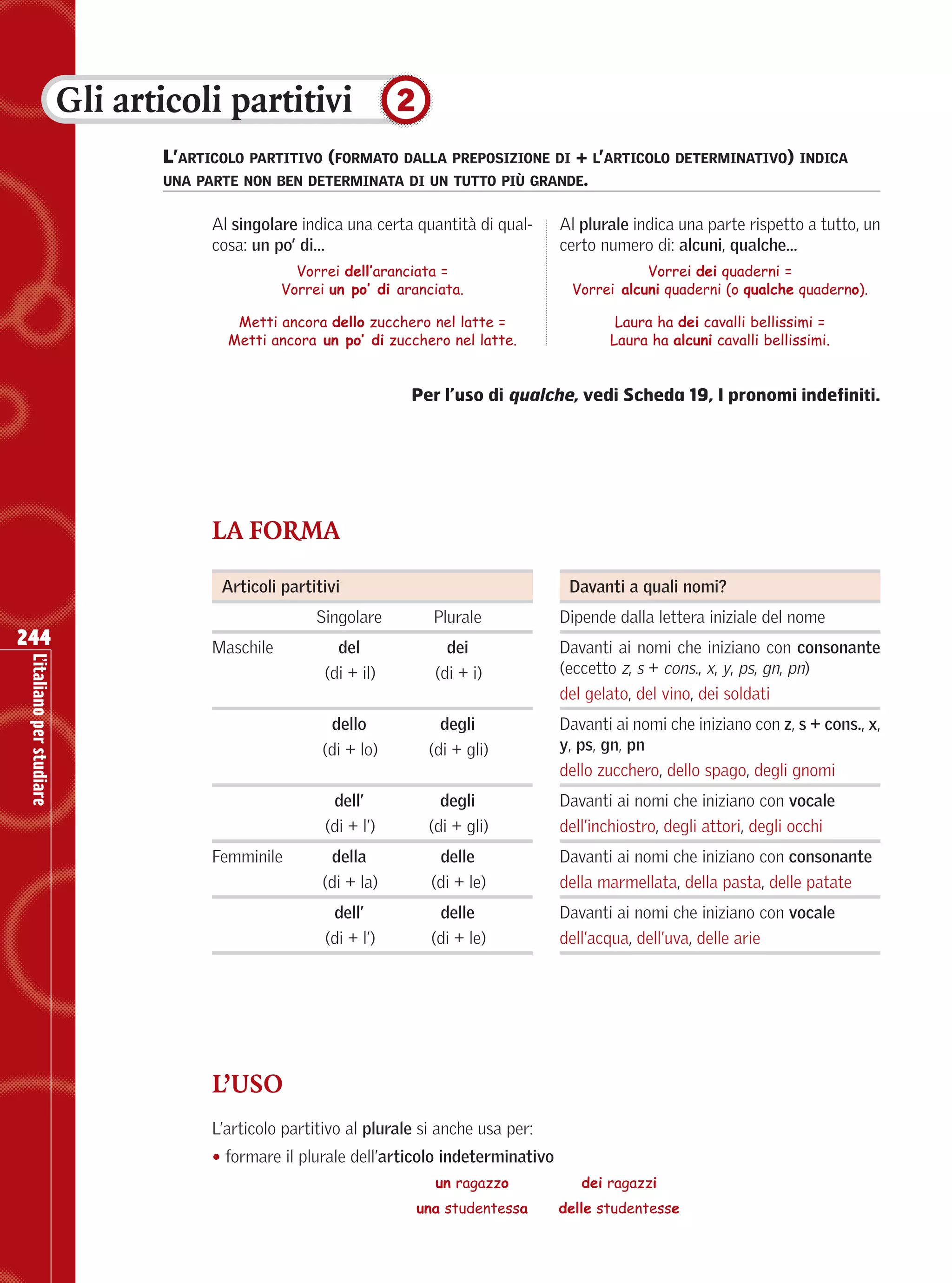 Scheda2 gli articolipartitivi | PDF