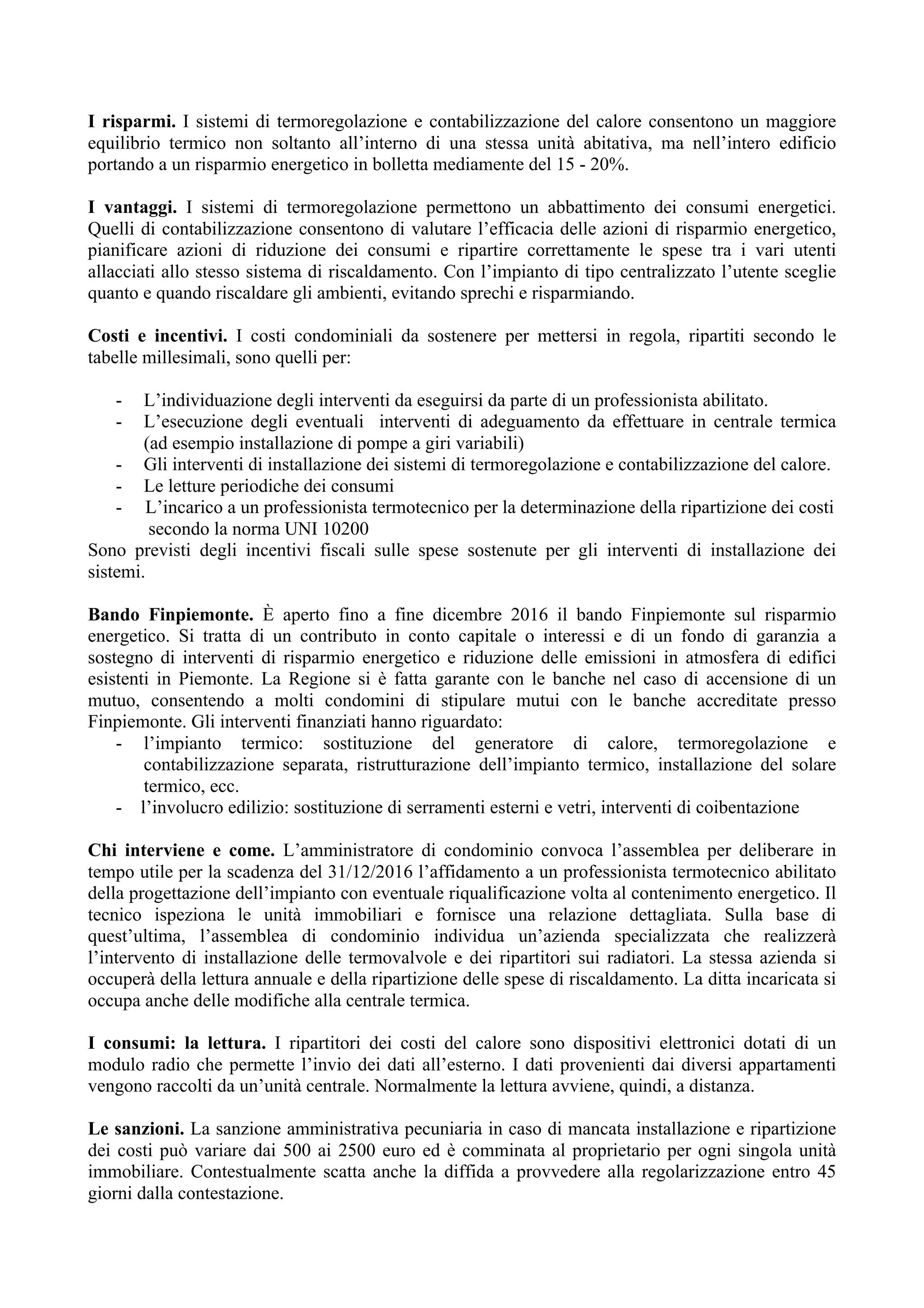 Scheda installazione sistemi termoregolazione | PDF | Power and Energy ...