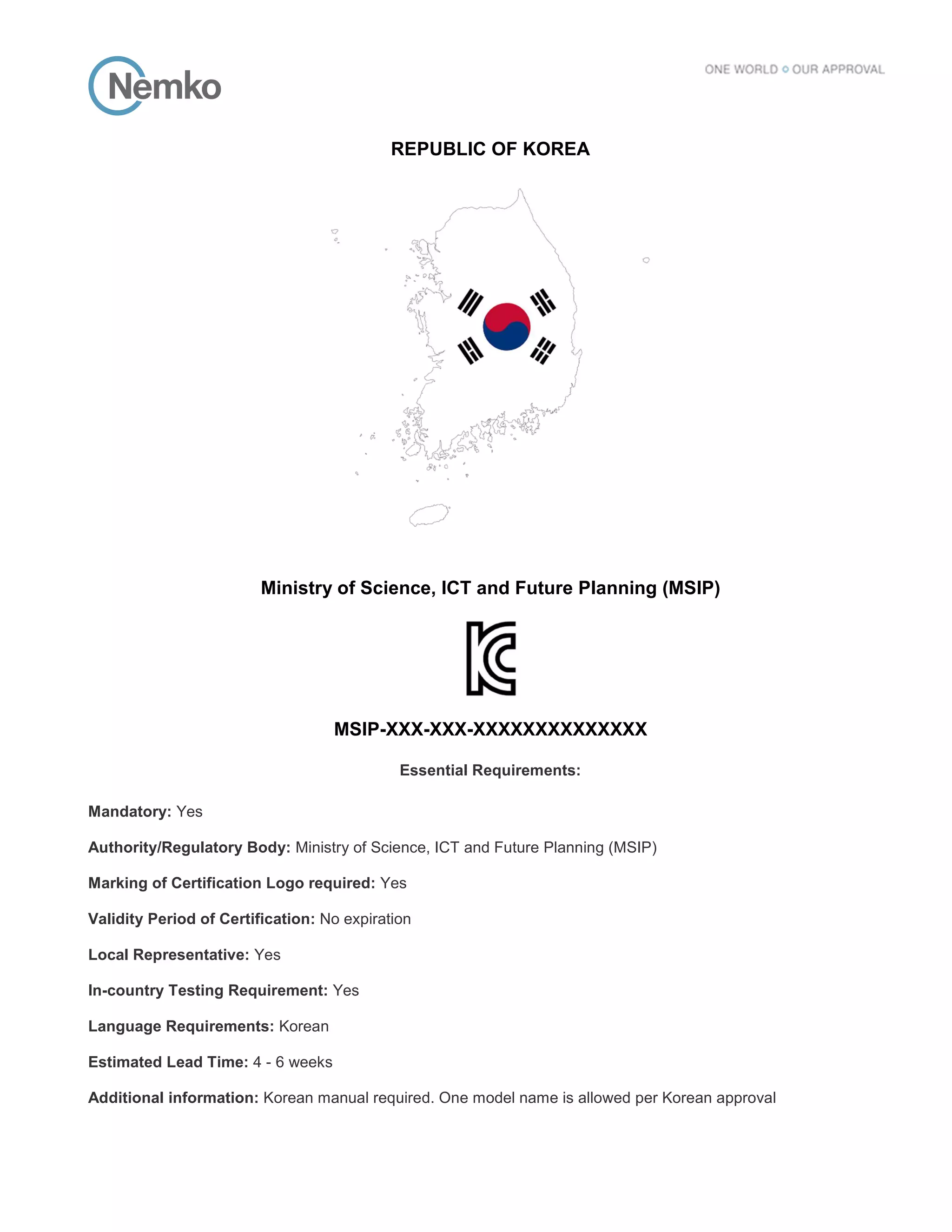 Korea - MSIP | PDF | Technology & Computing
