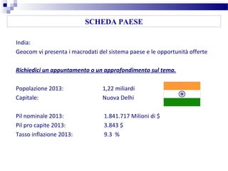Scheda paese India | PPT