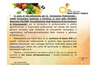 Scheda presentazione Distretto per federazione | PDF