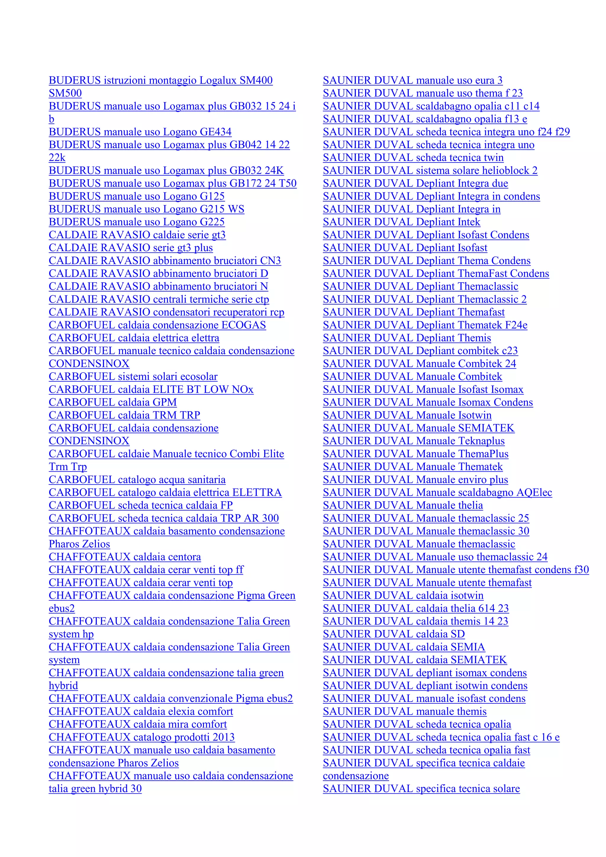 Schede tecniche caldaie certificazione energetica settembre 2014 | PDF