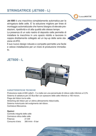 Volpato_Eurven _Schede Tecniche_ita | PPT