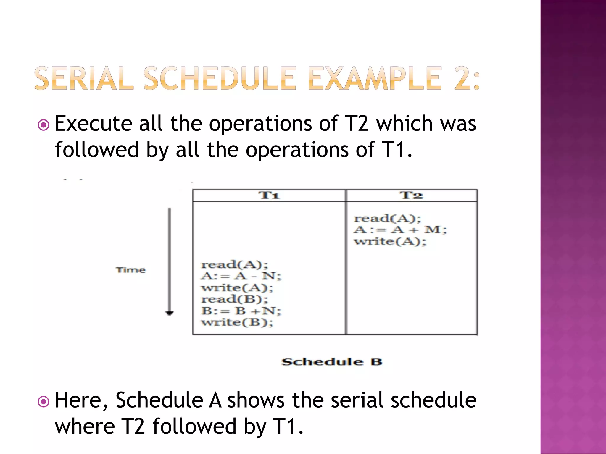 Schedule In Dbms Pdf Databases Computer Software And Applications 6702