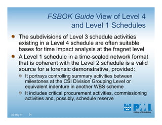 Schedule levels-as-presented 02-may11 | PDF